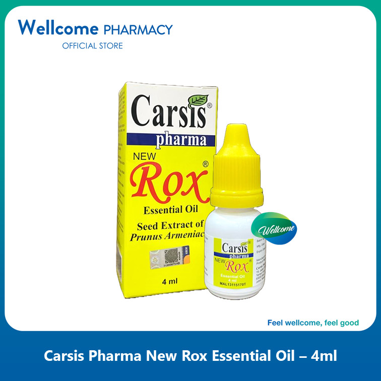 Carsis Pharma New ROX Essential Oil for Piles, Haemorrhoid - 4ml ...