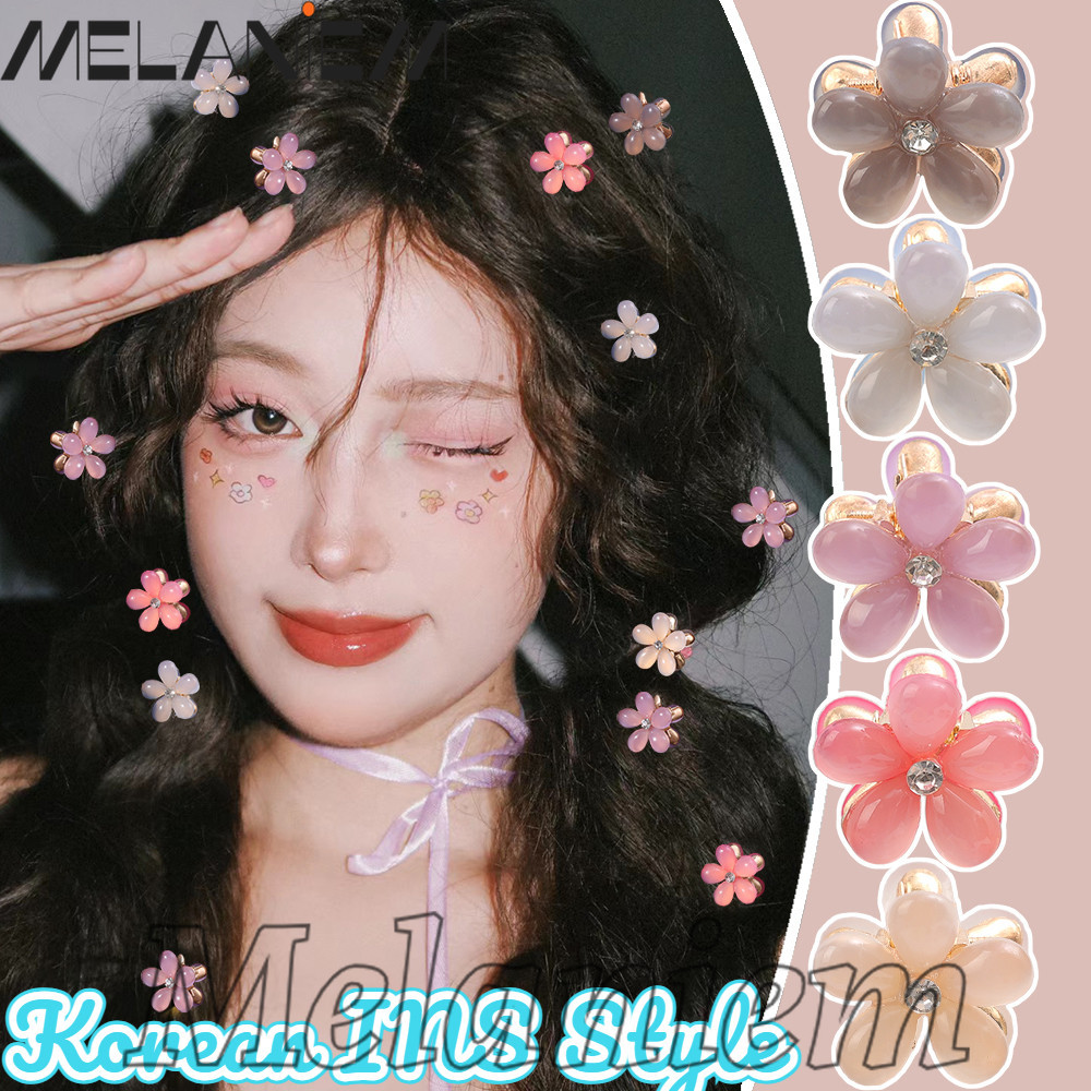 Crystal Flower Hair Clamp - For Daily, Party Decoration - Hair ...