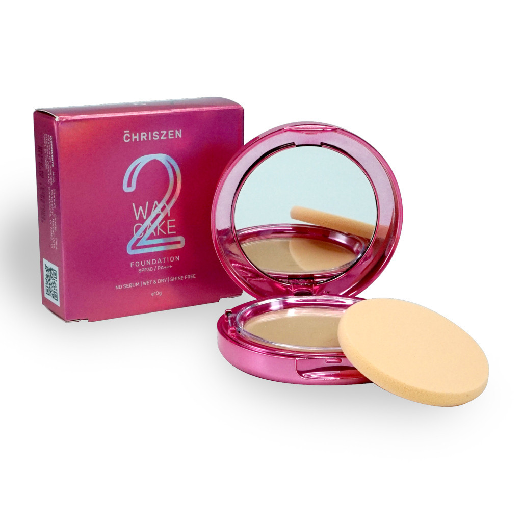 Chriszen 2 Way Cake Foundation SPF30/PA+++ | Shopee Malaysia
