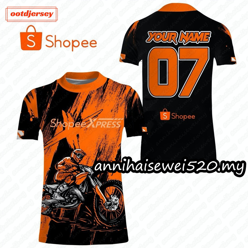 Shopee Express Jersey Viral 2024 Jersey Custom Name and Number Men ...