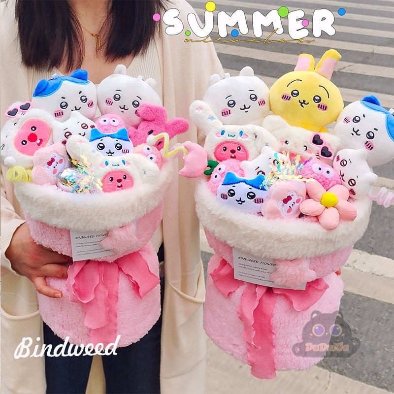 Influencer Same Style chiikawa Doll Creative chiikawa Doll Bouquet ...