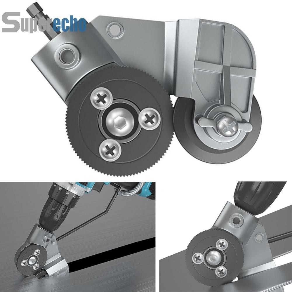 Electric Drill Plate Cutter Metal Sheet Cutter Adapter Attachment ...