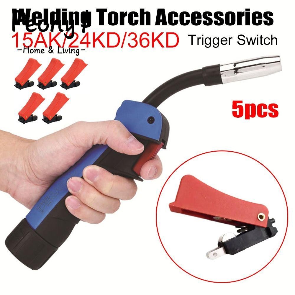 PEONY1 5pcs Trigger Switch Plastic MIG MAG Welder Soldering Supplies ...
