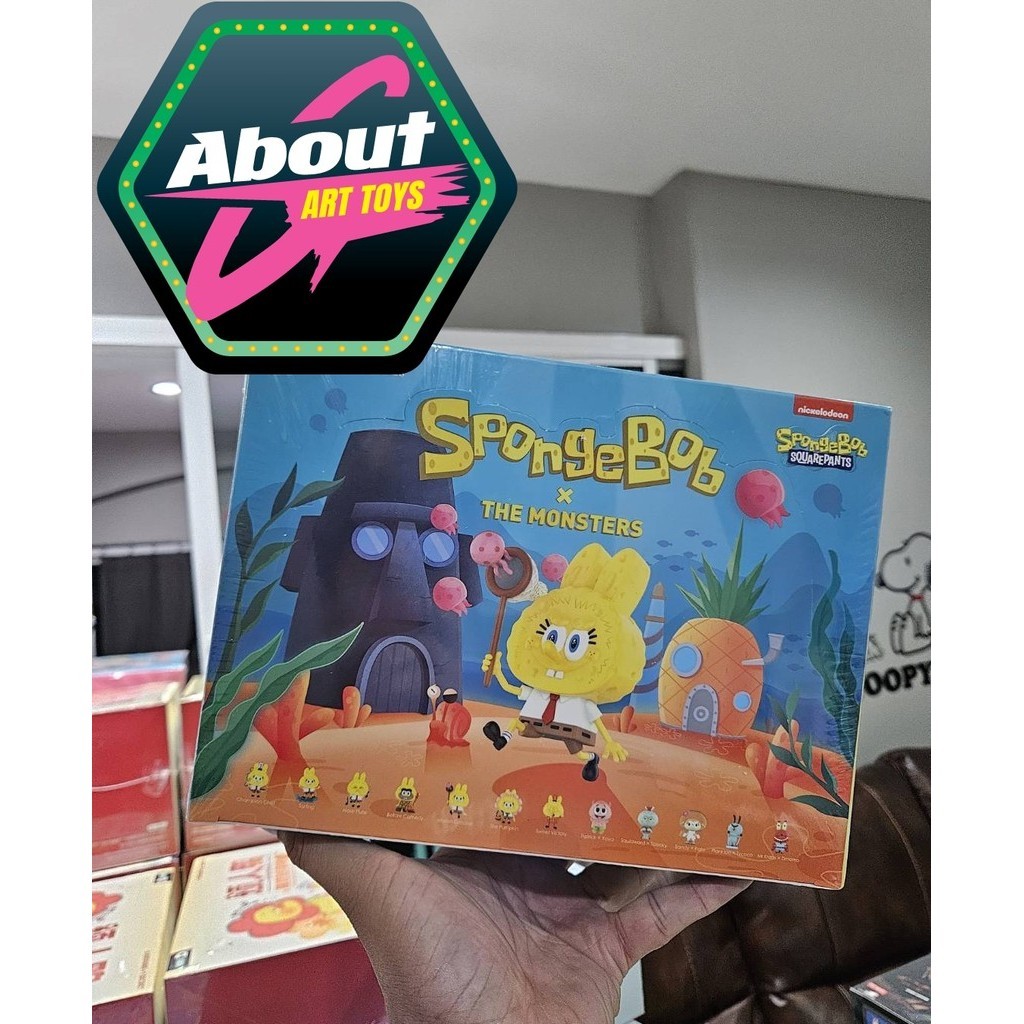 The Monsters Labubu SpongeBob By Popmart | Shopee Malaysia