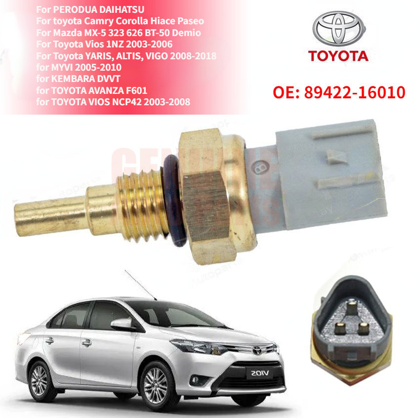 89422-16010 Coolant Water Temperature Sensor For PERODUA DAIHATSU MYVI ...