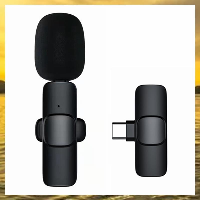 (Z H C T)Wireless Lavalier Microphone for Type-C Phone Recording ...