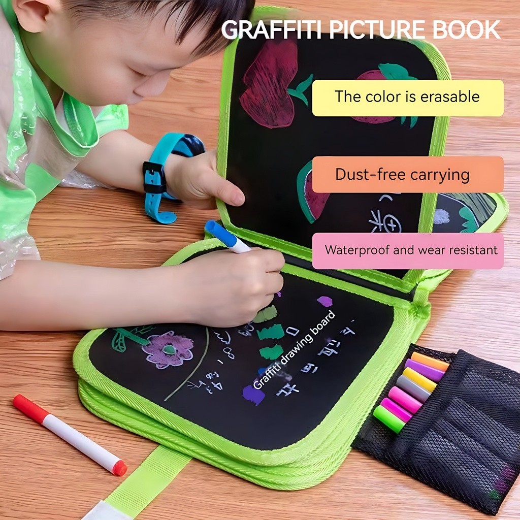 Reusable Drawing Book Coloring Book Children Education Coloring Book ...