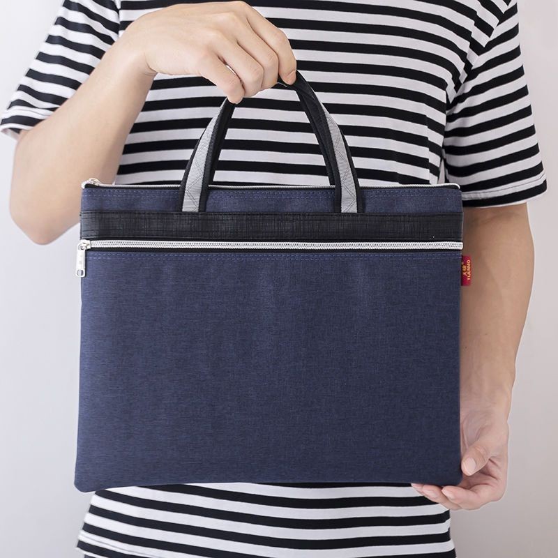 Canvas Portable File Bag Information Bag Business Male File Bag ...