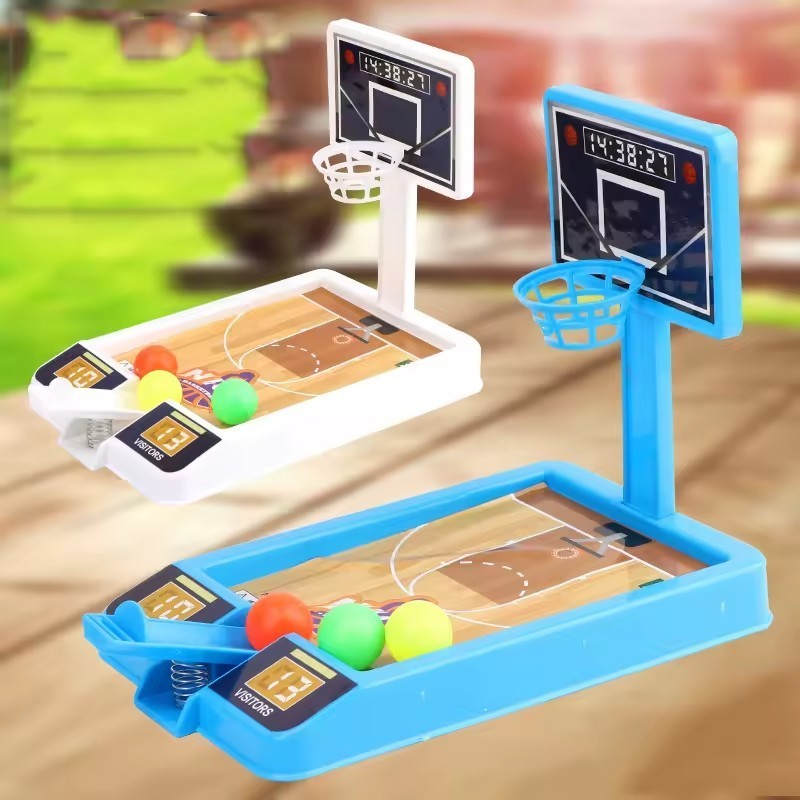 Mini Finger Basketball Ball Game Simulation Basketball Stand Desktop ...