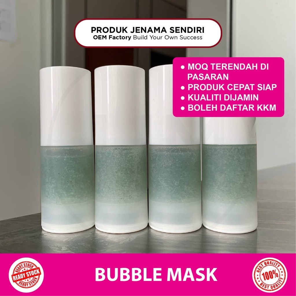 [JELITAEMAS OEM] OXYGEN BUBBLE MASK JENAMA SENDIRI LULUS KKM BUATAN ...