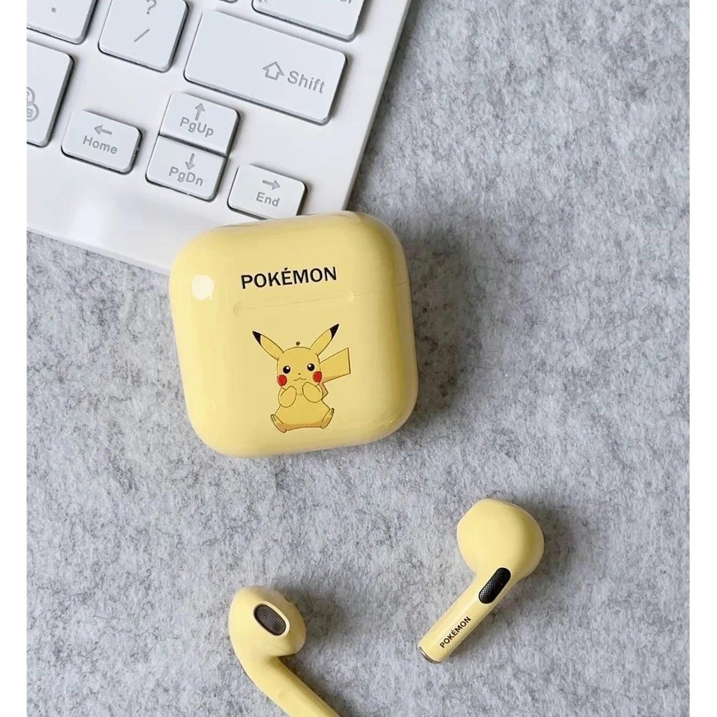 Pokemon F11 Pikachu Bluetooth 5.2 Wireless Earphone Super Cute HiFi ...