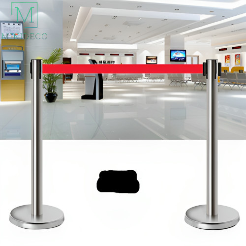 2 Meter Heavy Duty Crowd Control Stanchion Post Guardrail Railing ...