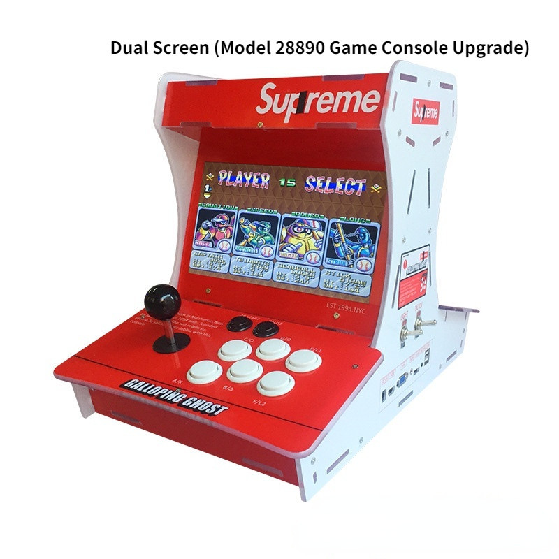 Dual-screen Classic Arcade Moonlight Box Small Desktop Joystick Game ...