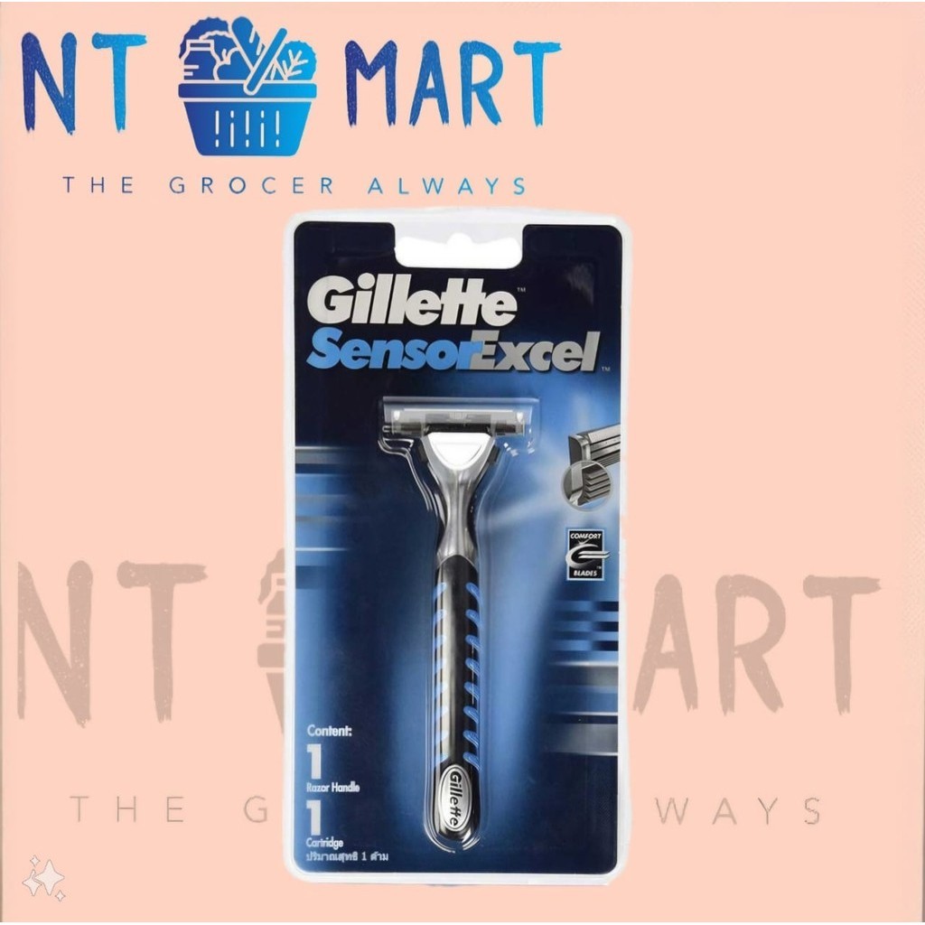 Gillette Sensor Excel Razor | Shopee Malaysia