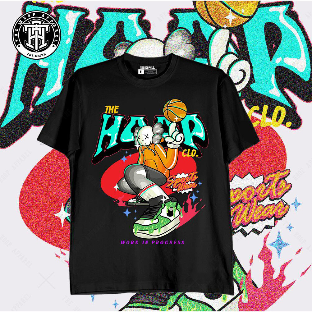 The Hoop Apparel Kaws Graphic Tshirt for Men and Women Summer Casual ...