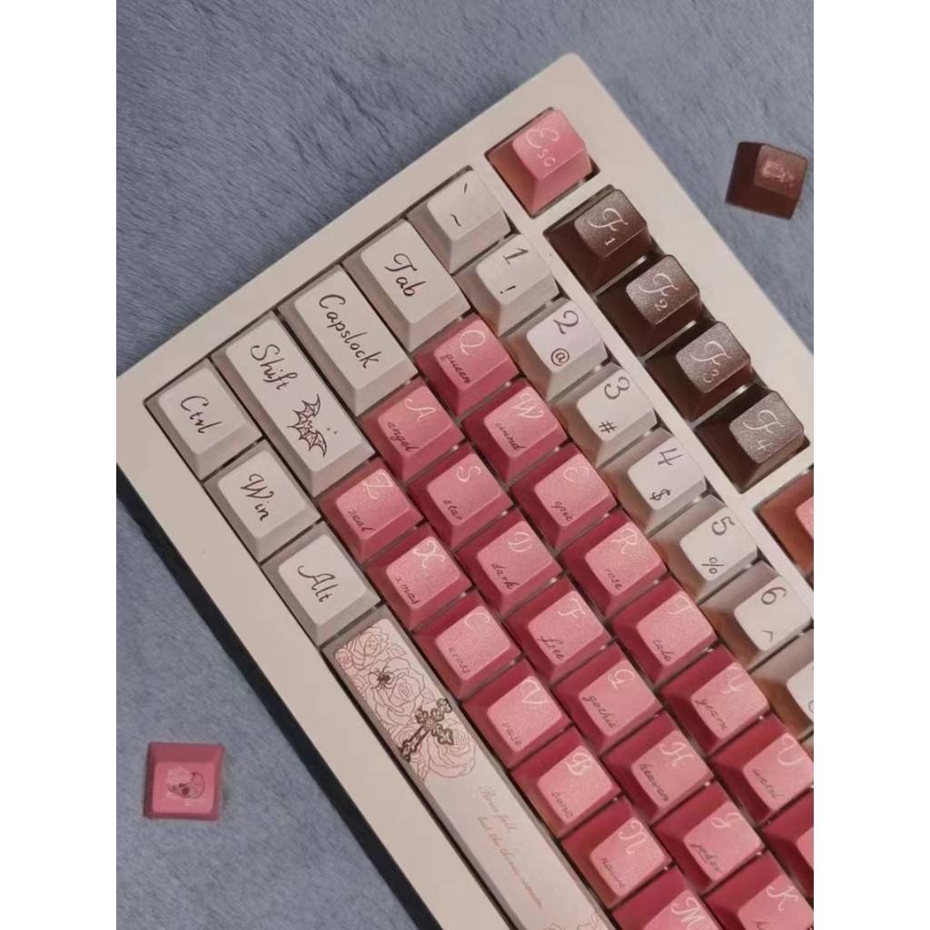 The bone key cap of the original five-side thermal sublimation ...