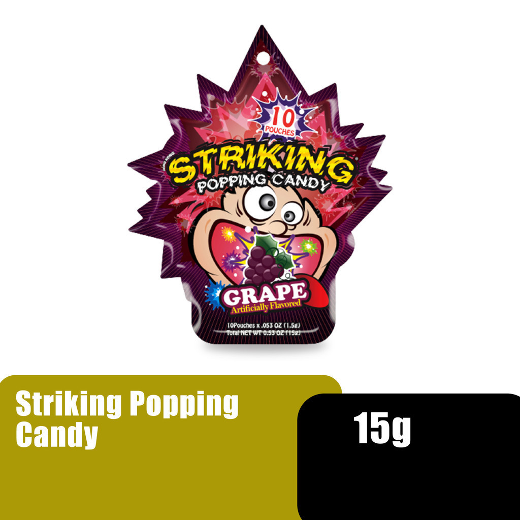 Striking Popping Candy, Pop Candy, Poping Candy for Kids Candy, Grape ...