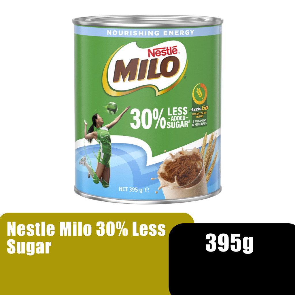 NESTLE Milo 30% Reduced Sugar Chocolate Drink, Low Sugar Healthy ...