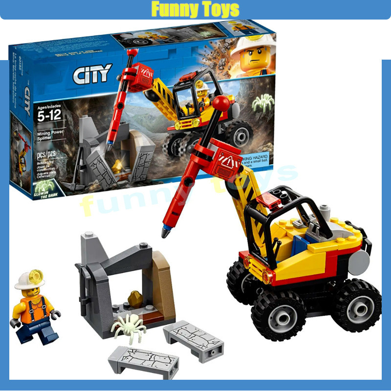 60185 Mining: Powerful Boulder Splitter Building Blocks Assembling ...