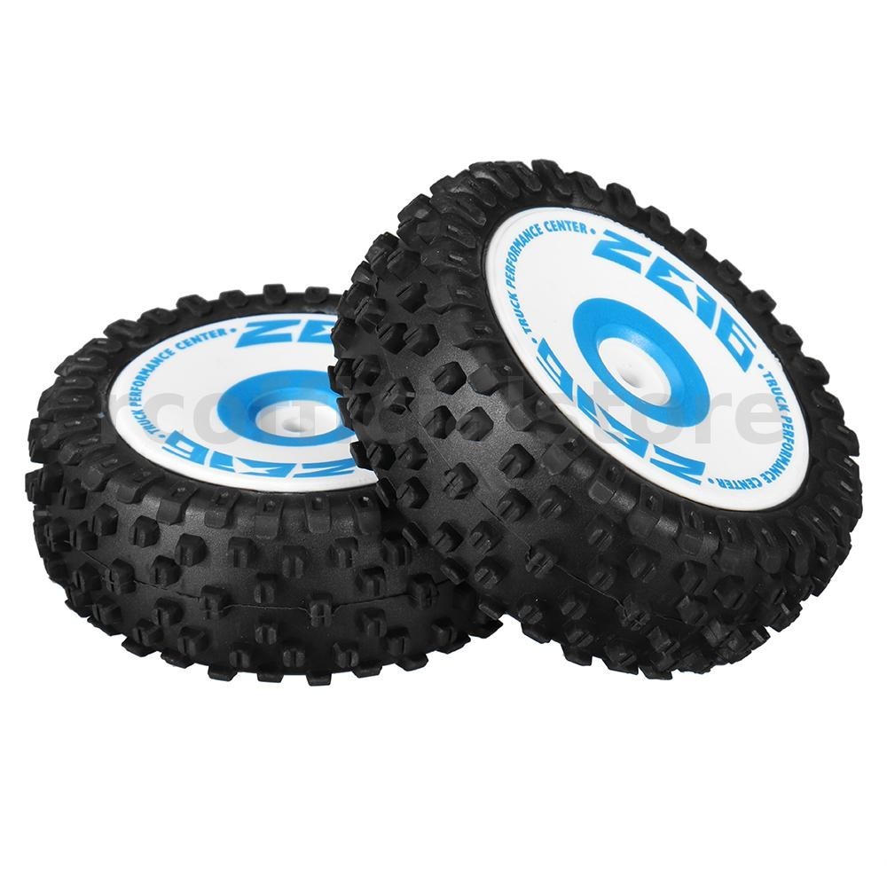 2PCS Wltoys 124017 Brushless 1/12 RC Car Spare Front/Rear Tires 2017 ...