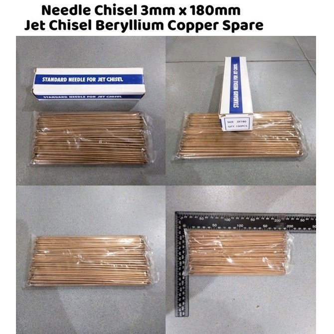 Needle Scaler Refill Bit Copper pneumatic gliltz toptul aroma non spark ...