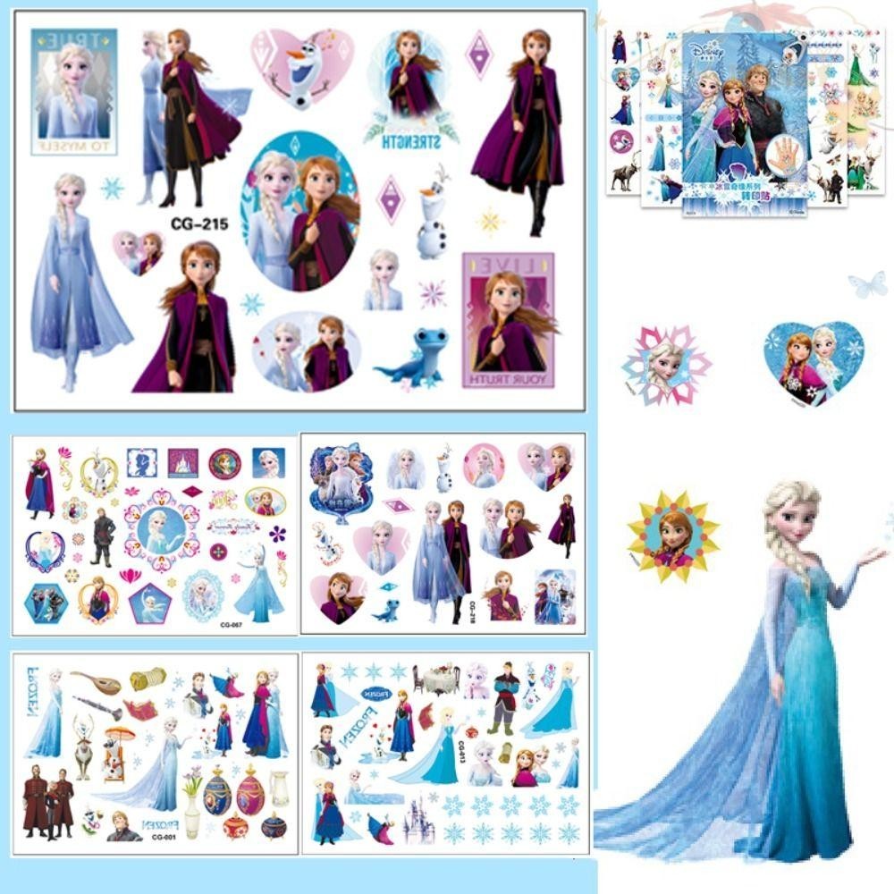 BLISS Party Toys, Frozen Elsa Action Figure Temporary Tattoo Stickers ...