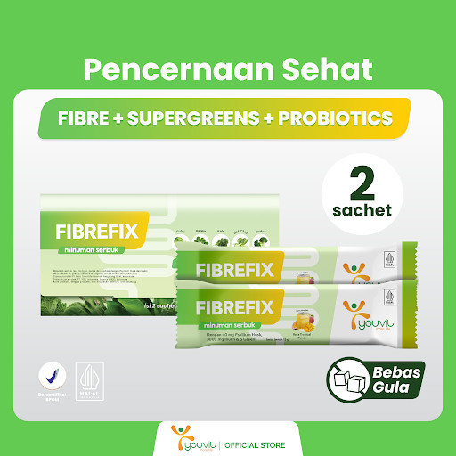 Fiber Powder Drink For Constipation, Bloating & Weight | Youvit 4-in-1 ...