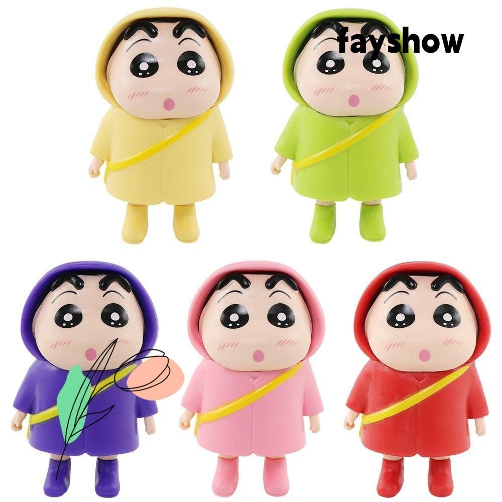 FAYSHOW Anime Toys, Kawaii Cute Crayon Shin-chan Model, Gifts Funny ...
