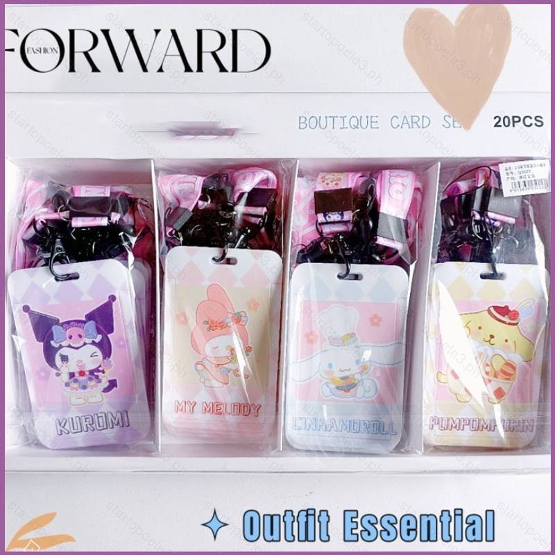 Ellen Sanrio Kuromi Cutting Ferrule Cartoon Anime Card Set Cute Doll ...