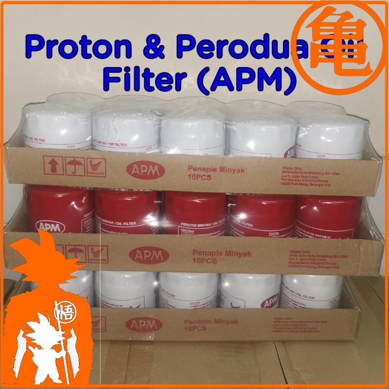 APM PENAPIS MINYAK ENJIN PROTON PERODUA OIL FILTER SAGA BLM IRIZ ...