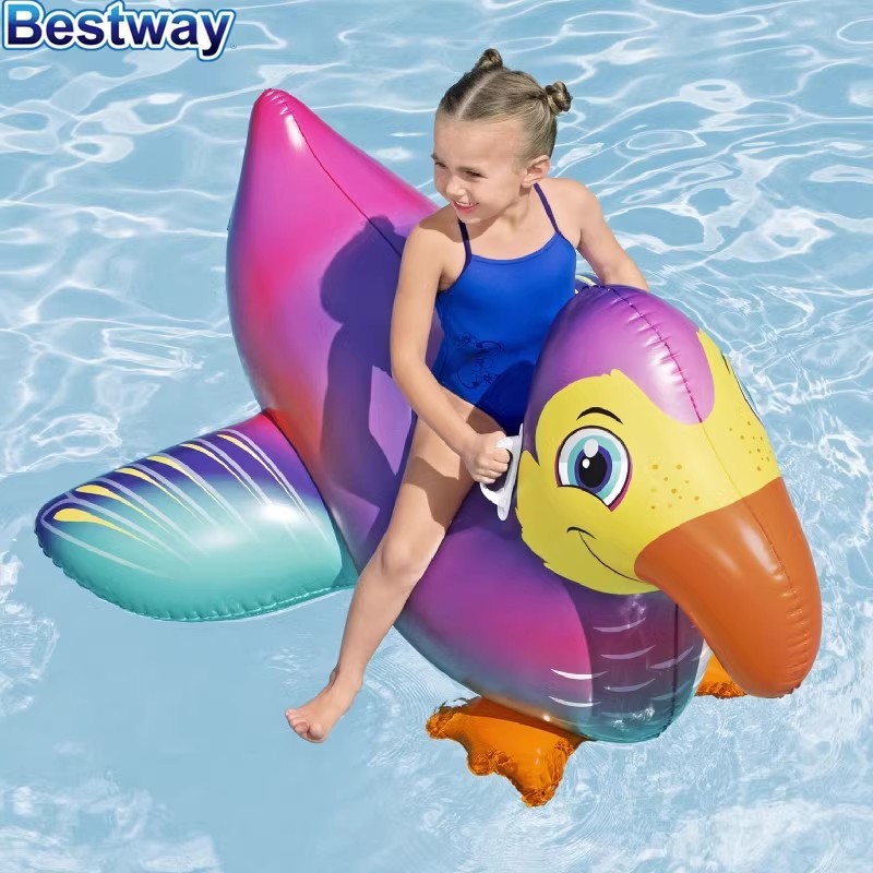 Inflatable Color Toucan Floating Boat Children Adult Water Mount ...
