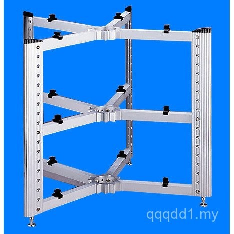 Art Rack 11-D300-4A1 Solid Aluminum Audio Rack Cabinet Audio Rack Rack ...