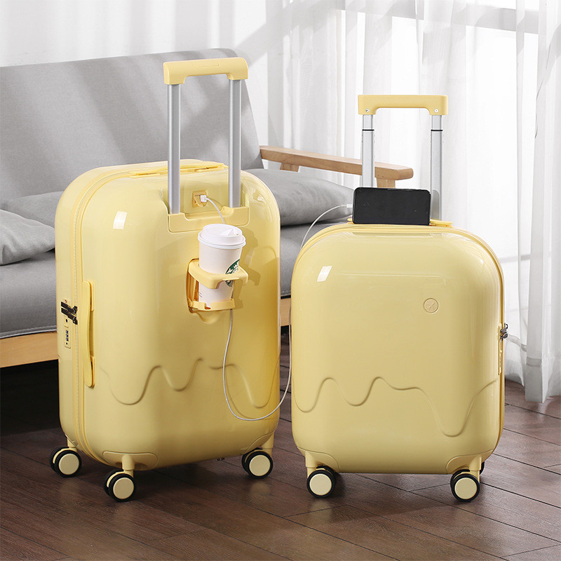 Bubble Suitcase Female Silent Universal Wheel 67cm Boarding Case ...