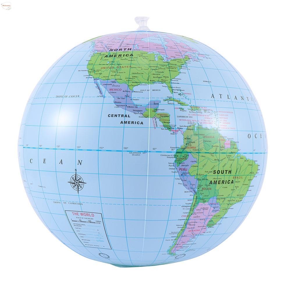 MXBEAUTY Globe Giant English Kids Geography Beach Ball Balloon Ball PVC ...