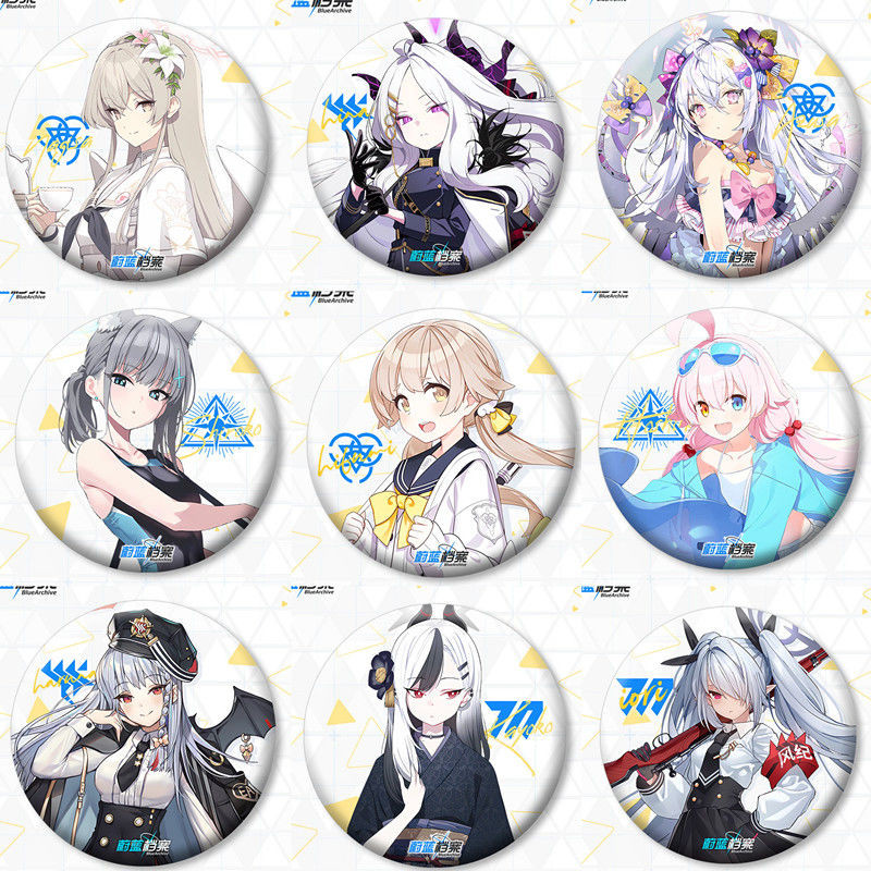 【3964人好评】蔚蓝档案徽章吧唧日奈白子日富美星野渚梓佳世子胸章二次元胸针3964 positive reviews: Azure Archive Badge | Shopee Malaysia