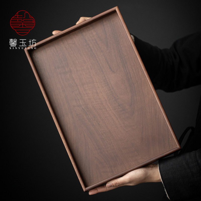 Dulang Kayu Walnut Gaya Jepun Dulang Snek Teh Rumah Dulang Hidangan Teh ...