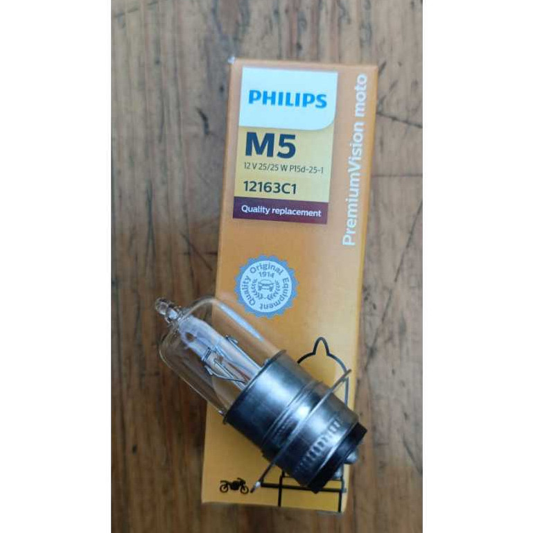 Philips ESSENTIAL MOTOR HALOGEN BULB HEAD LAMP 25/25 WATT 12163CI ...