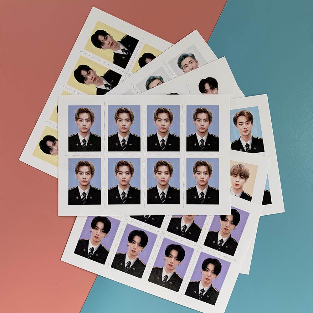 Kpop BTS SUGA JIMIN Identity Card Photocards School ID Photo HD ...