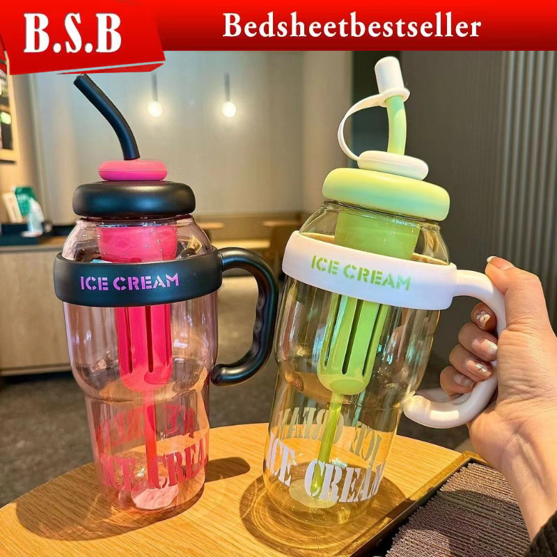Ins Style Water Cup High-looking straw kettle cute sports water cup ...