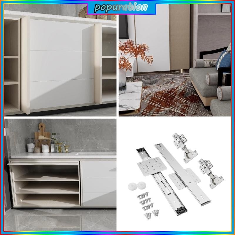 POP Folding Mechanism Door Sliding Rail Invisible Rail for Top Mounted ...