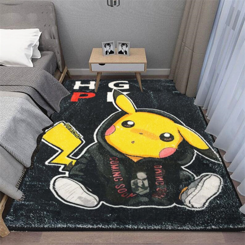 Bulu Kasmir Tiruan Tebal Dalam Permaidani Jenama Bergaya Kartun Pikachu ...