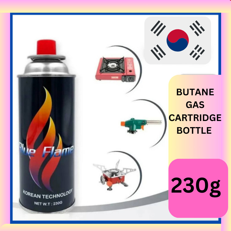 Blue Flame Butane Gas Canister – Korean Technology, Anti-Explosion ...