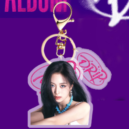 Babymonster Album DRIP Key Ring Acrylic Keychain Accessory RAMI AHYEON ...
