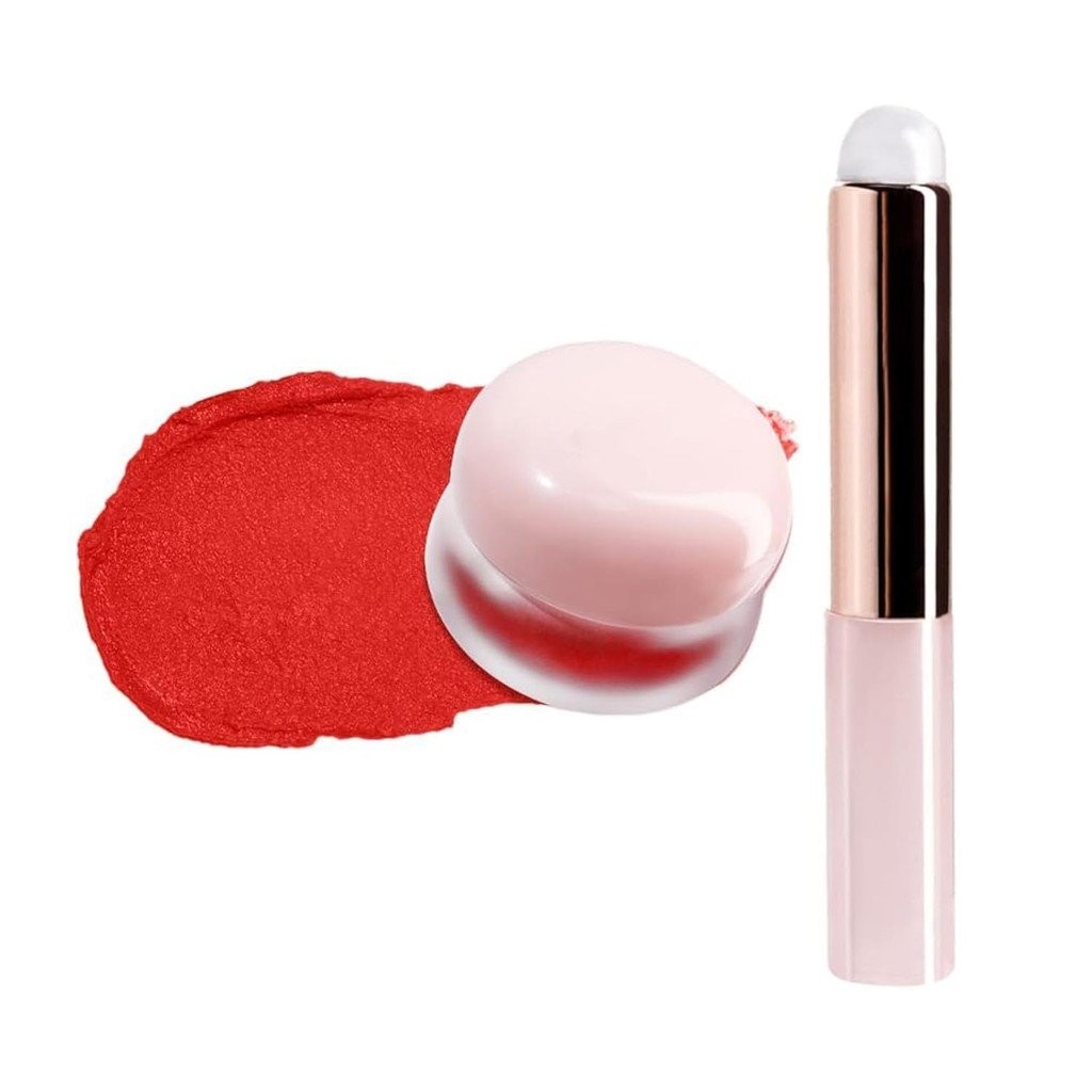 Lip Pudding Pot, Lip & Cheek Blurry Pudding Pot, Blurring Makeup Blush ...