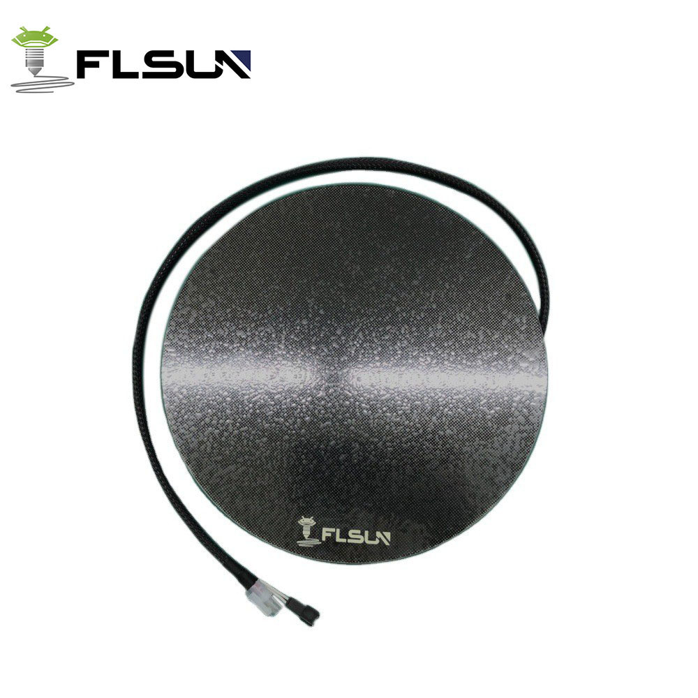 flsun Pencetak 3D Delta Katil Panas Kit Kekisi Platform Plat Kaca Bulat ...