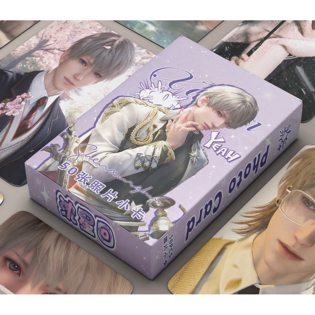 50-55pcs Manga Manhwa Love And Deep Space Laser Holographic Lomo Cards ...