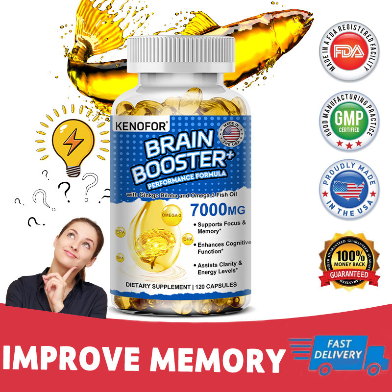Brain Supplement That Supports Focus and Memory, Aids Cognitive ...