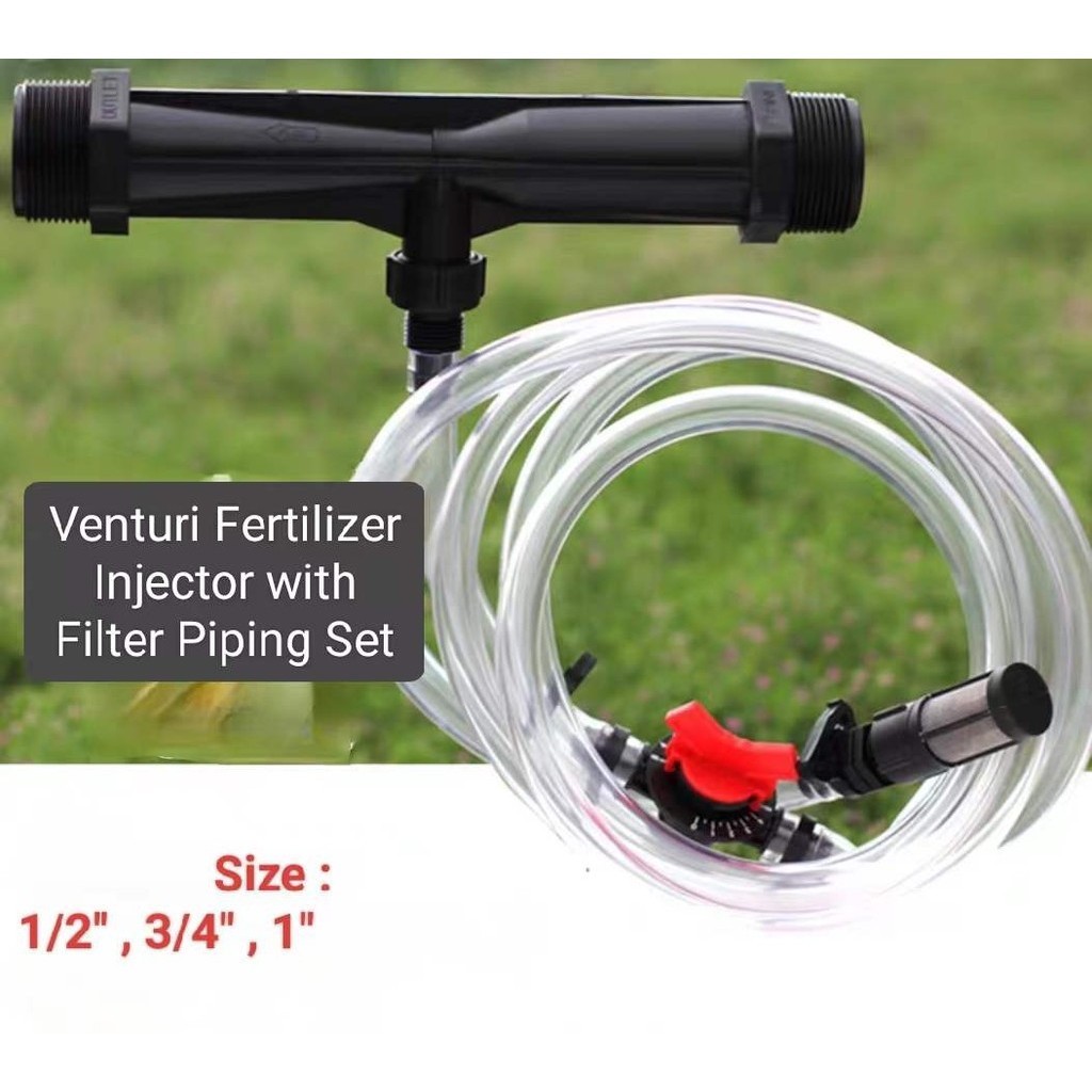 Male Thread Venturi Fertilizer Irrigation Mixer Injectors with Filter ...