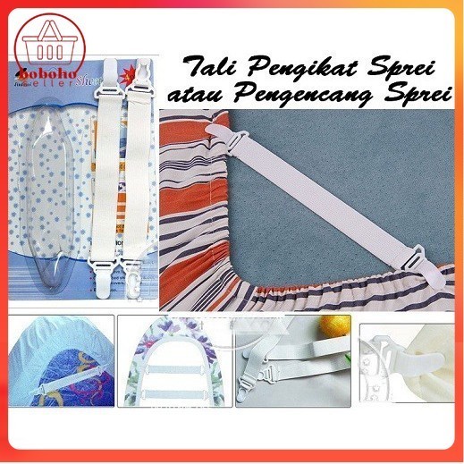 Rubber Strap Fastening Strap Mattress Gripper Bed Sheet End Hook ...