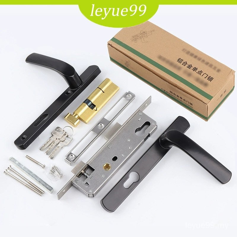 Plastic Steel Door Lock Aluminum Alloy Door Lock Old-fashioned Flat ...